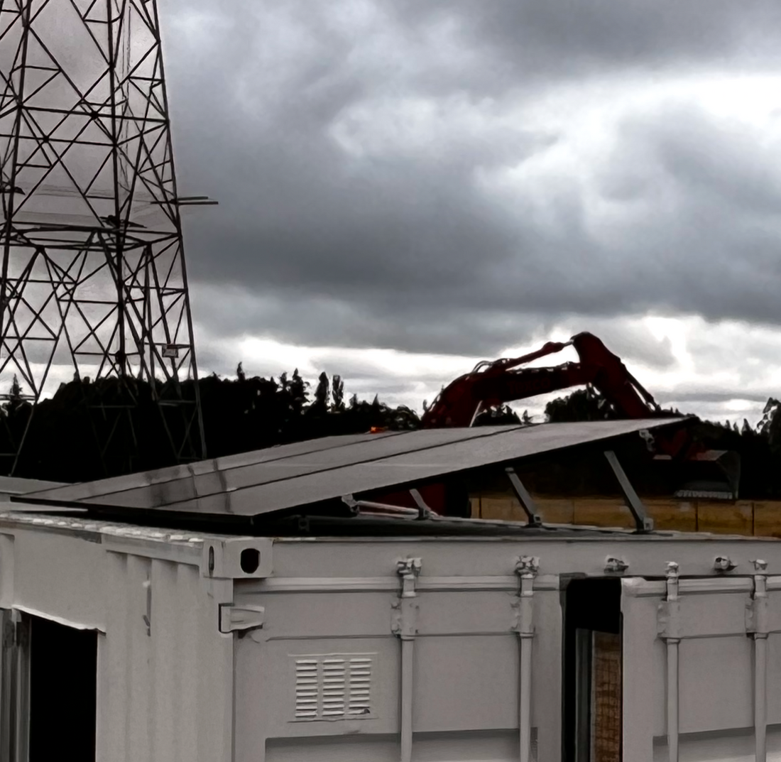 Container tilt mount install – AssetSolar